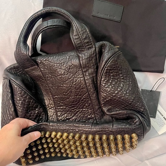 Alexander Wang | Bags | Alexander Wang Famous Black Leather Rocco Bag ...